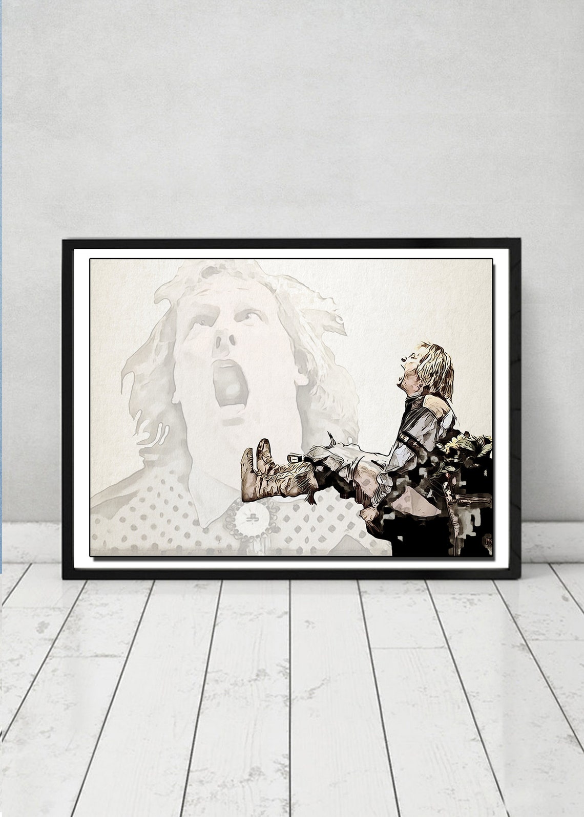 Dumb and Dumber Harry Bathroom Scene Funny Toilet Scene Print Art Lloyd ...