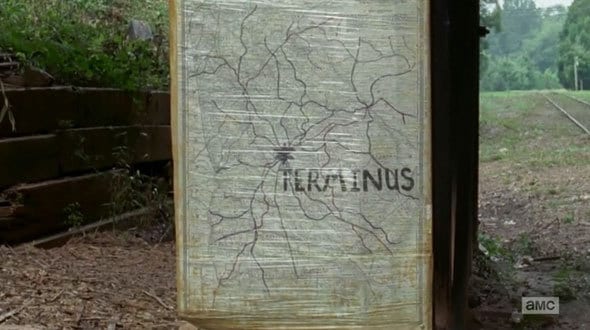 Walking Dead Terminus Sign