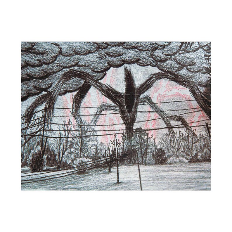 Stranger Things Will's Shadow Monster Drawing Jigsaw Puzzle 252 Piece ...