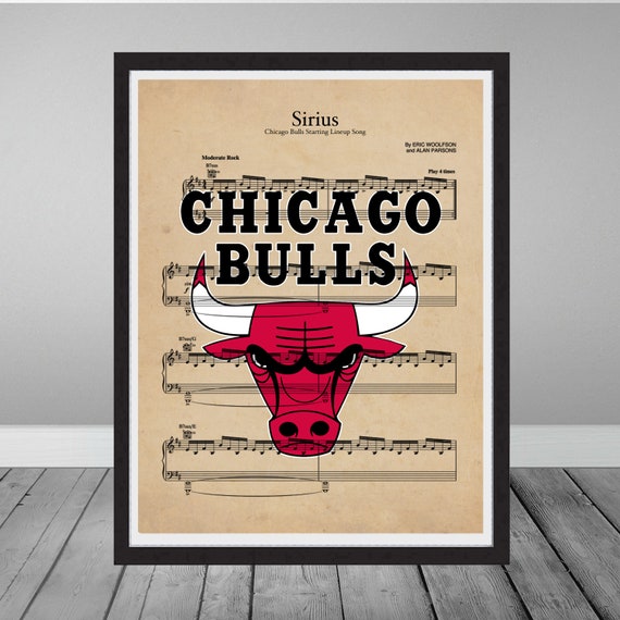Chicago Bulls Intro Song Sheet Music Sirius Chicago Sports | Etsy