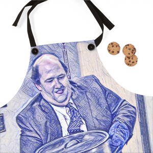 Kevin Malone the Office Famous Chili Funny Print Apron (AOP) Christmas ...