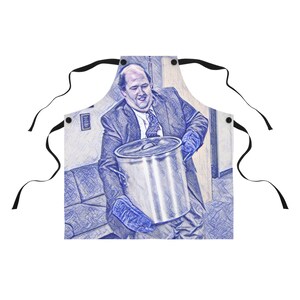 Kevin Malone the Office Famous Chili Funny Print Apron (AOP) Christmas ...
