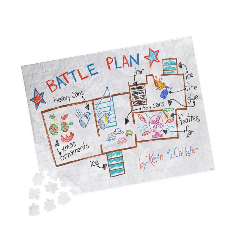 Home Alone Battle Plan Replica Movie Prop Jigsaw Puzzle (120, 252, 500 ...