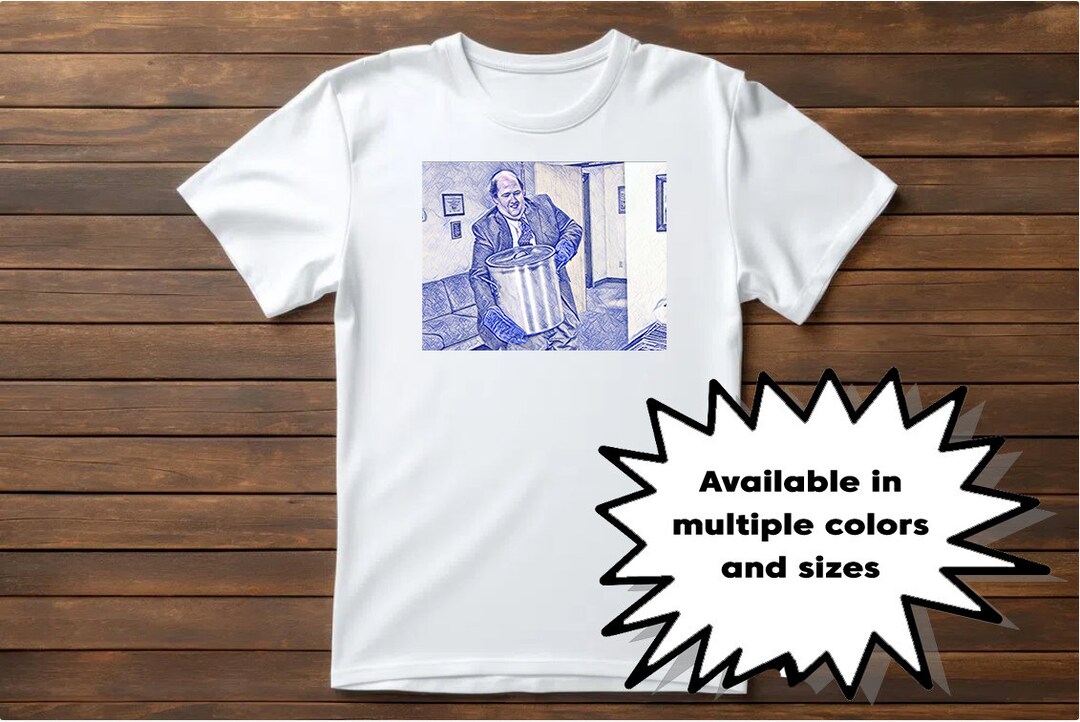 The Office Kevin Spills the Chili T-shirt Funny Dunder Mifflin Unisex ...