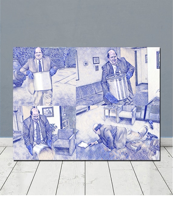 The Office Kevin's Famous Chili Art Spilling Collage of - Etsy
