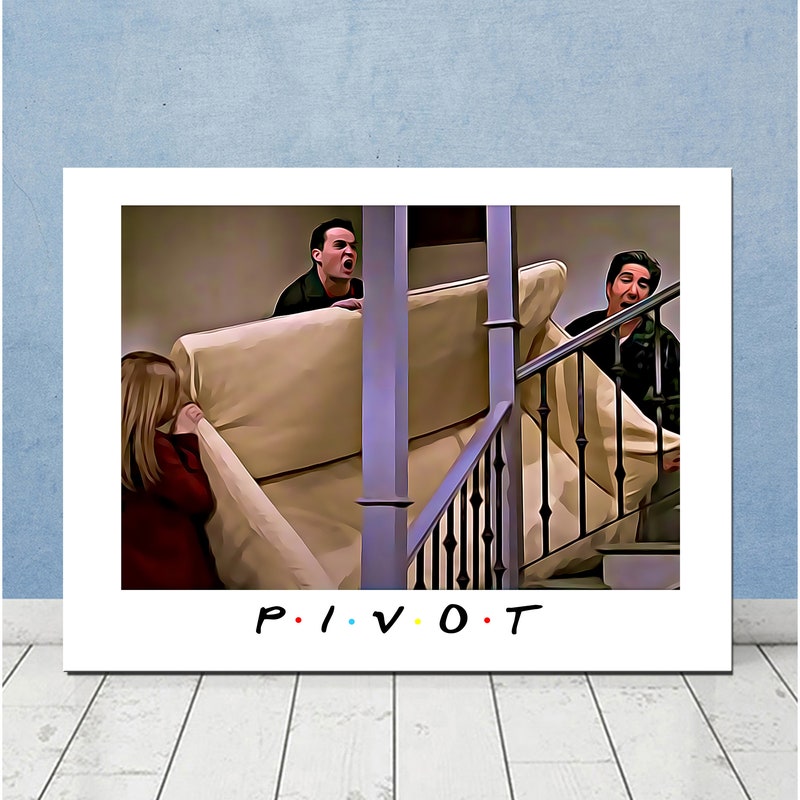 Friends Scene Poster - Etsy