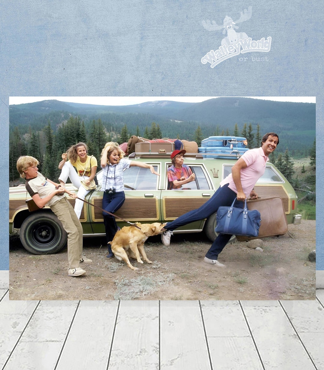 Vacation Wally World Griswold Family Photo Featuring Wagon Queen Family ...