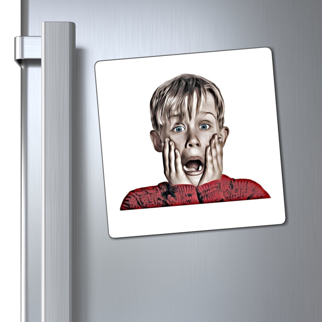 Home Alone Kevin Mccallister Screaming Kitchen Refrigerator Magnet ...