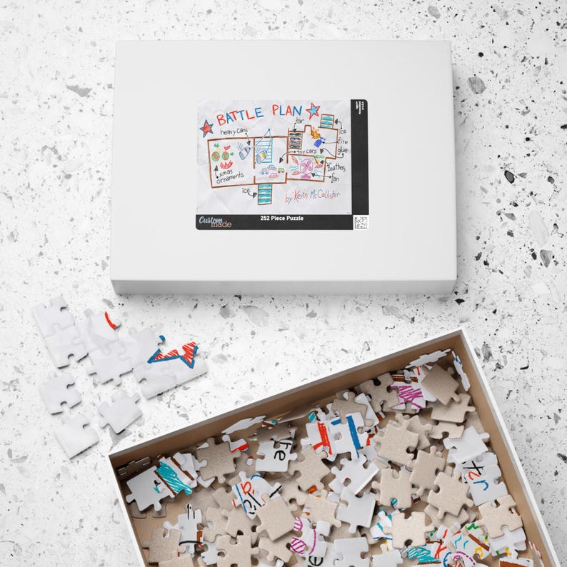 Home Alone Battle Plan Replica Movie Prop Jigsaw Puzzle (120, 252, 500 ...