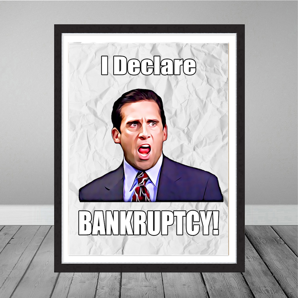 The Office I Declare Bankruptcy Michael Scott Dunder Mifflin | Etsy