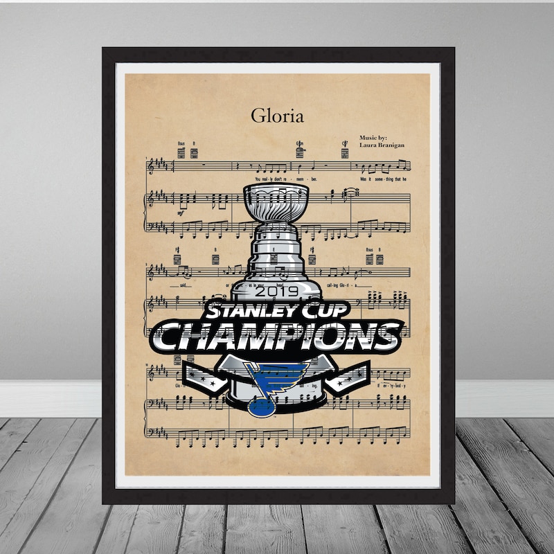 Blues Stanley Cup Wall Art - Etsy