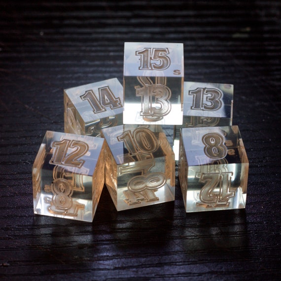 3D Printed Dice Masters // RPG Stat Rollers D6 - Etsy