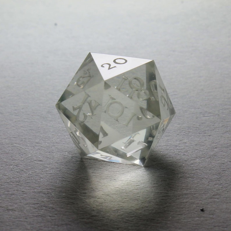 3D Printed Dice Master // D20 - Etsy UK