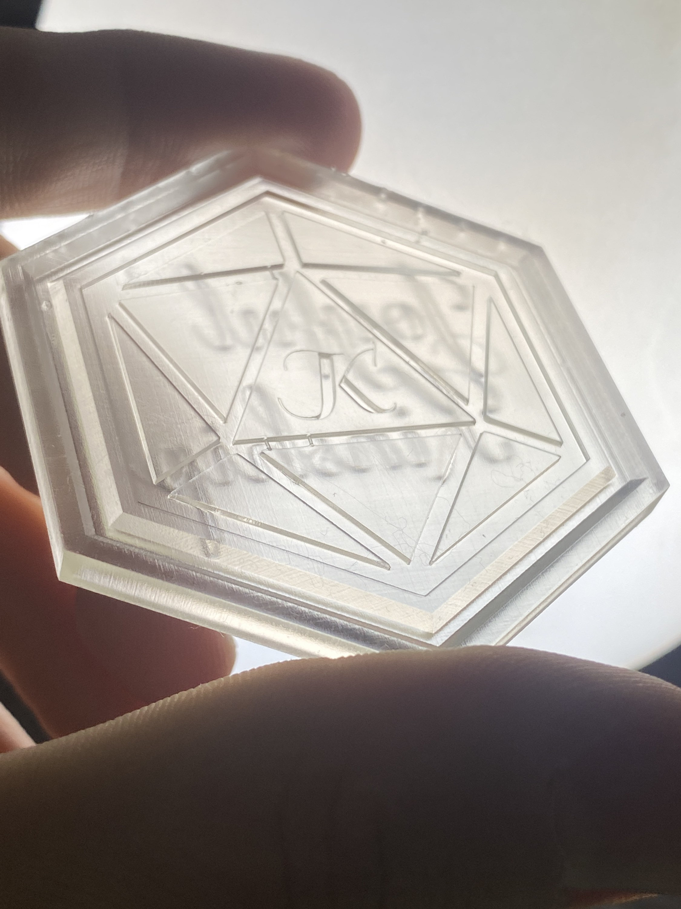 3D Printed Dice Master // Custom D2/coin | Etsy