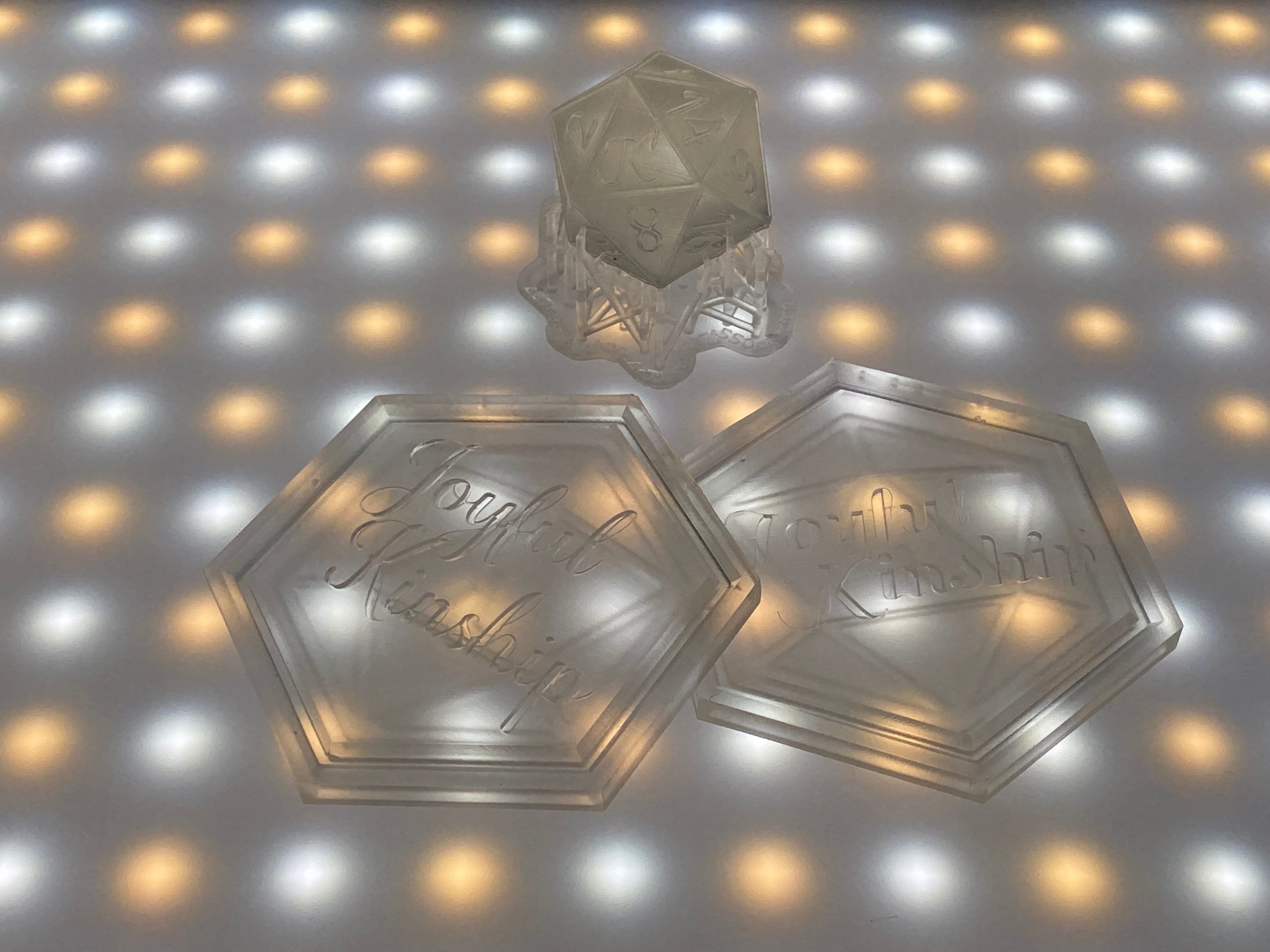 3D Printed Dice Master // Custom D2/coin | Etsy