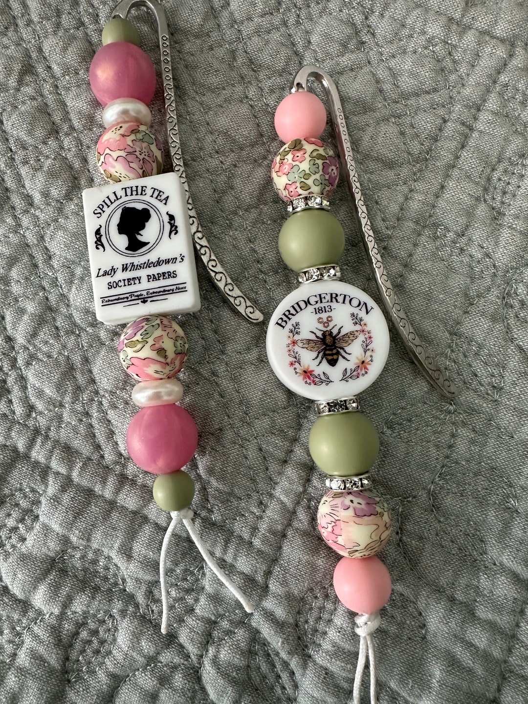 Bridgerton Beaded Bookmark, Keychain or Kindle Strap-bookish Gift, Book ...