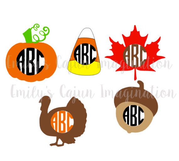 Fall Monogram Bundle Papercraft Craft Supplies & Tools etna.com.pe