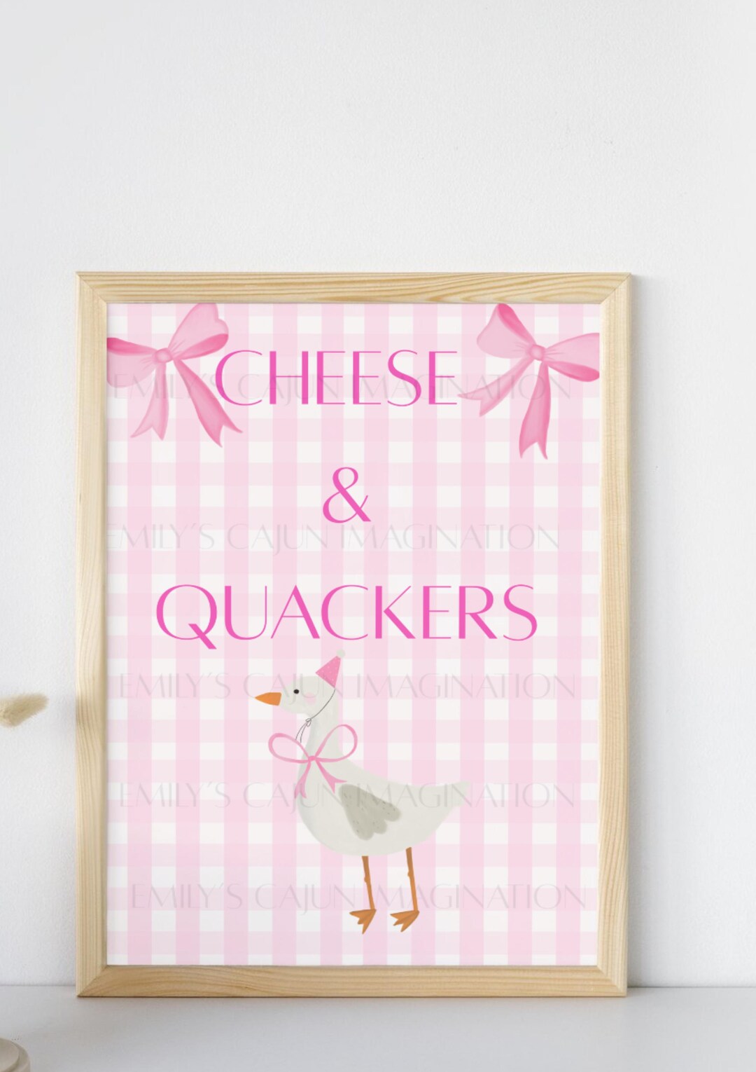 Cheese & Quackers Silly Goose Themed Print. (digital) - Etsy