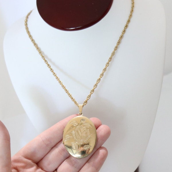 Large Oval Locket - Etsy