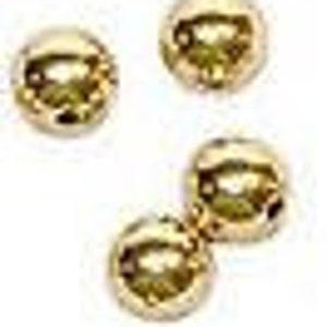 Gold Filled Round Beads Smooth - 12 Beads 2mm 3mm 4mm 5mm 6mm Jewelry ...