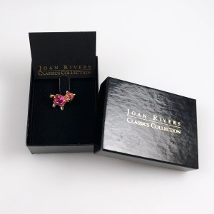 Joan Rivers Gold Pink Crystal Pig Pin Brooch NIB Classic Collection ...