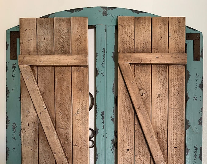 Shutters Wooden Shutters Rustic Shutters Farmhouse Shutters Outdoor ...