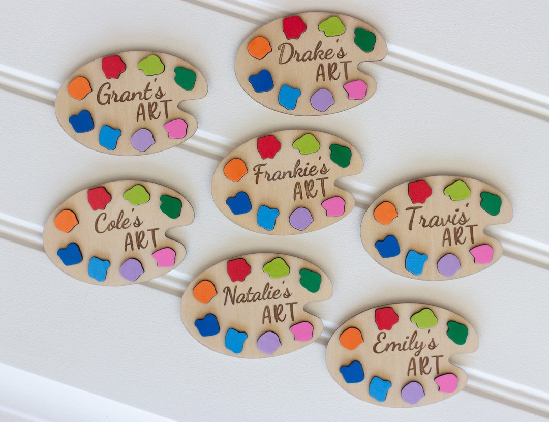 Personalized Look What I Made Magnet - Personalized Kids Art Magnet ...