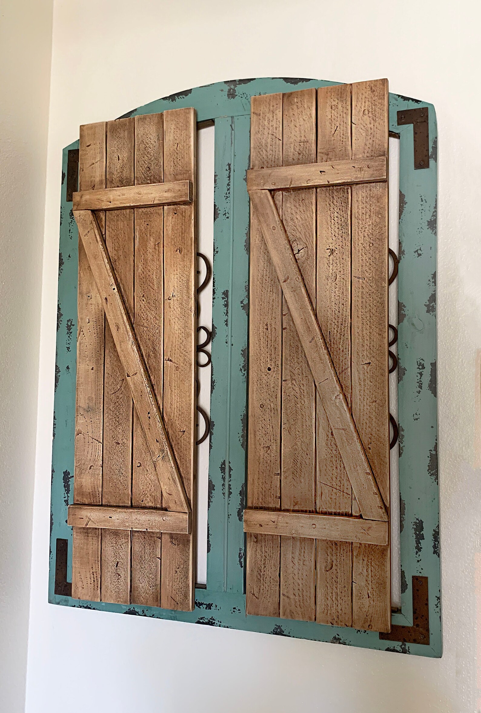 Shutters Wooden Shutters Rustic Shutters Farmhouse - Etsy