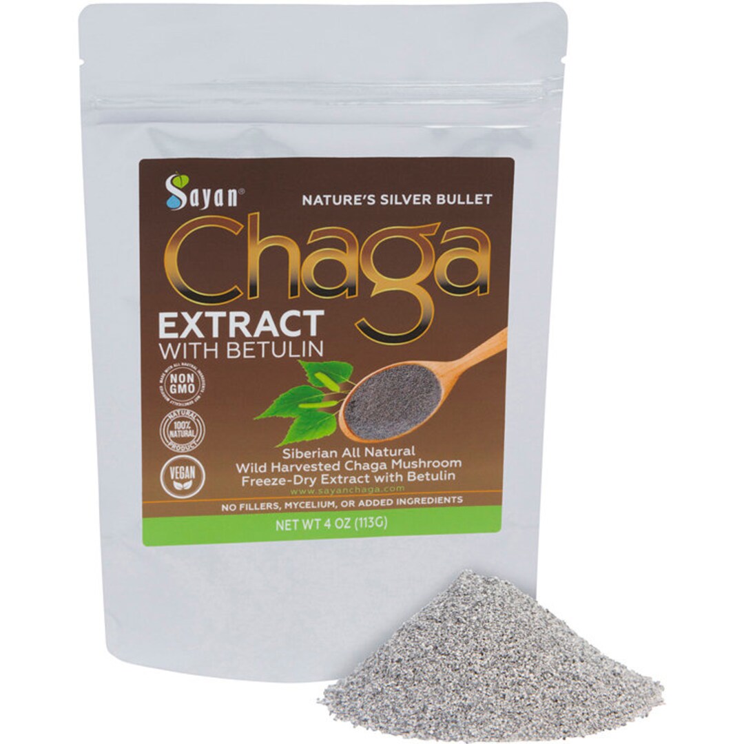 Wild Chaga Mushroom Extract Betulin Powder Freeze Dry - Etsy