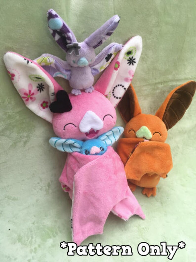 Batty Bat ITH in the Hoop Embroidery File Pattern 4x4 | Etsy