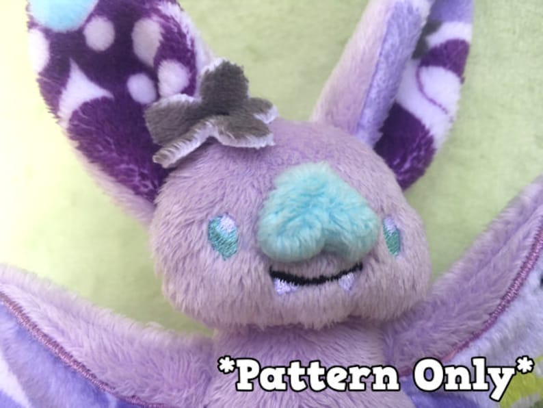 Batty Bat ITH in the Hoop Embroidery File Pattern 4x4 | Etsy