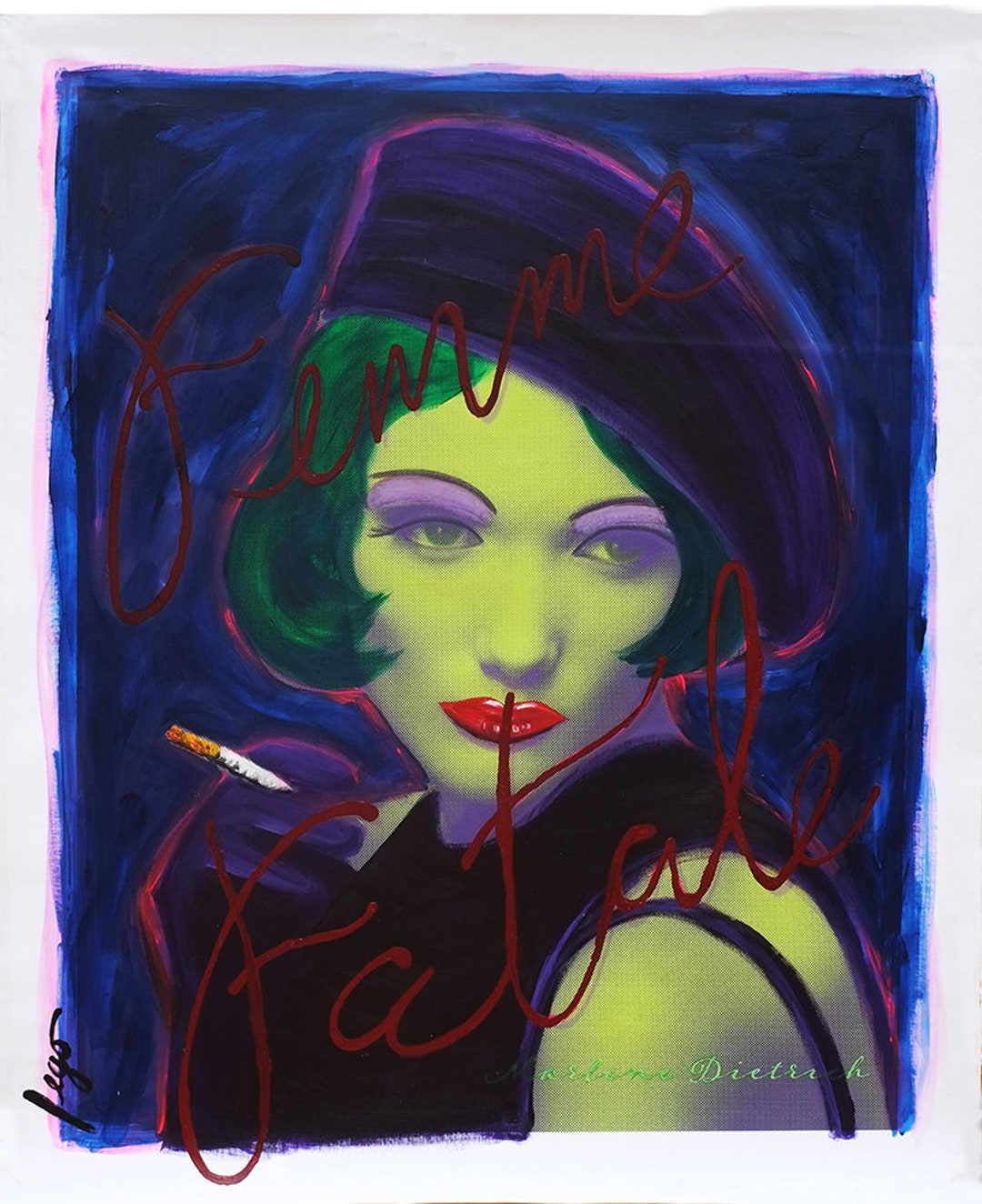 PAINTING CELEBRITY ARTWORK Diva Devine Large 9 - Etsy