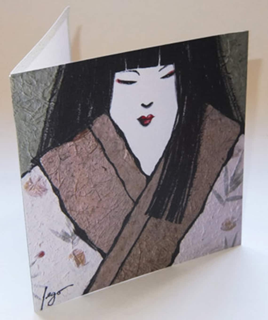 GREETING CARDS ORIGINAL Japan 6 - Etsy