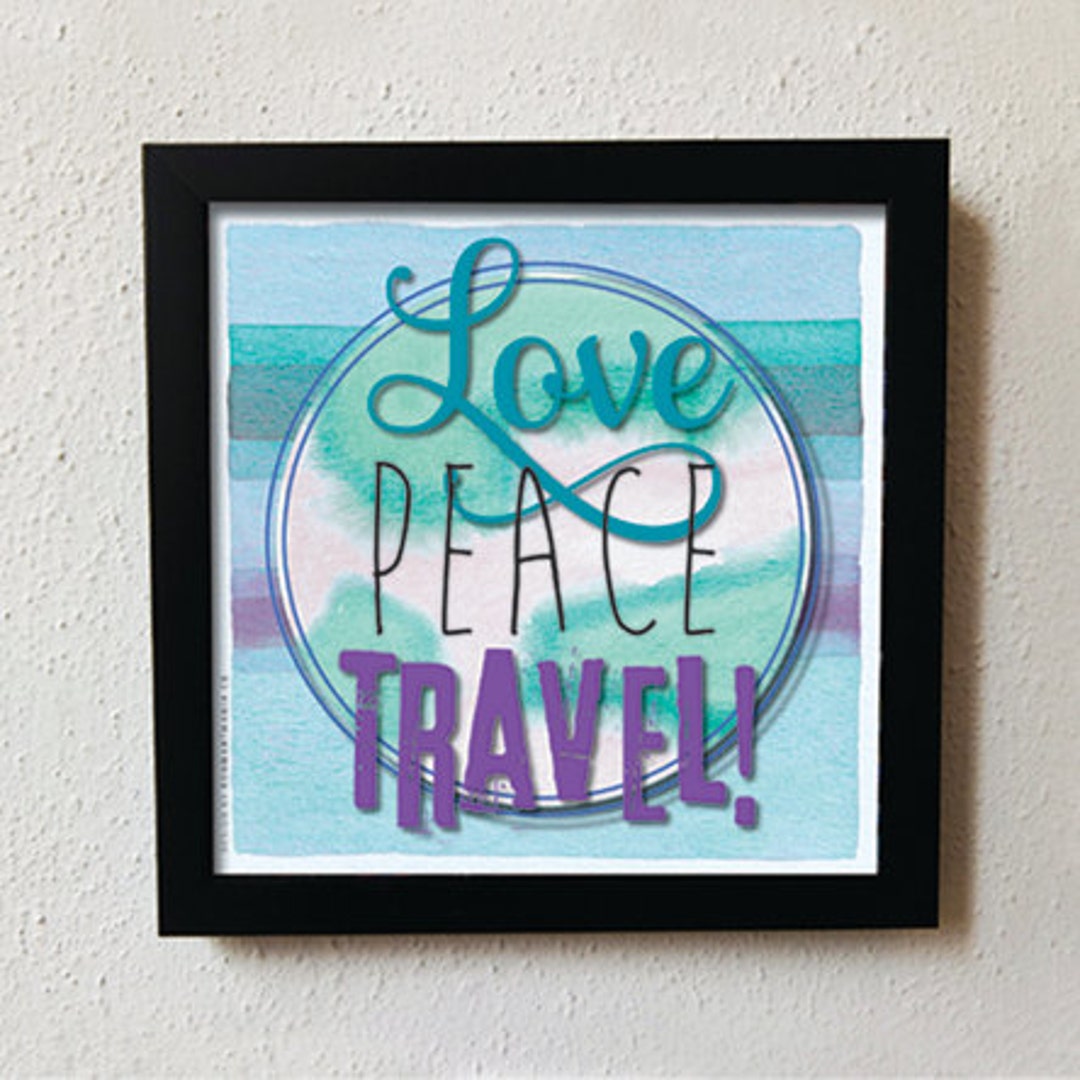 Inspirational Mini Poster TRAVEL 3 and TRAVEL 4 - Etsy