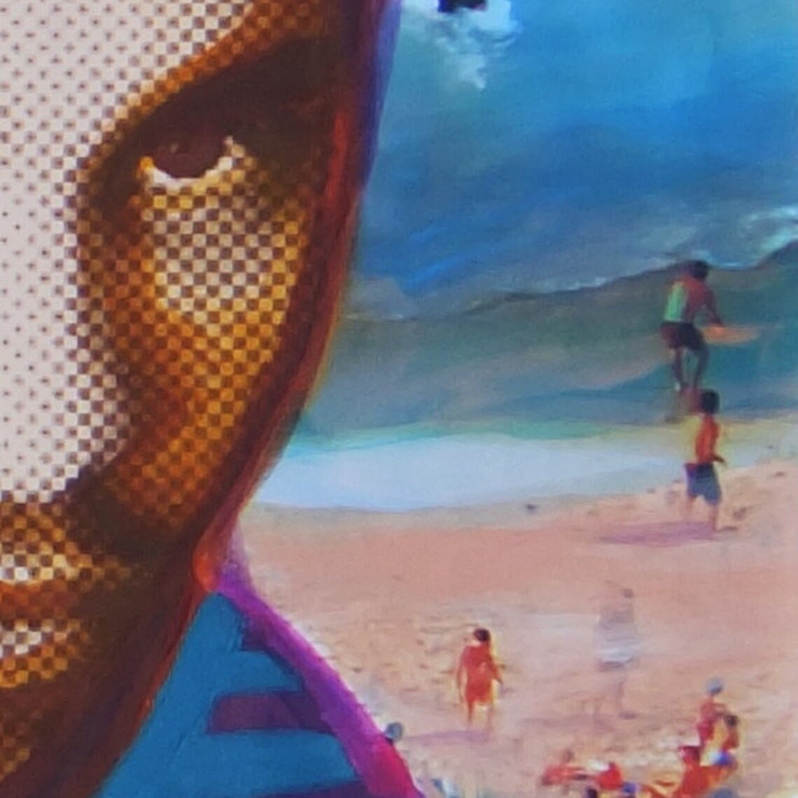 ARTWORK PAINTING COLLAGE the Boy From Ipanema 1 - Etsy