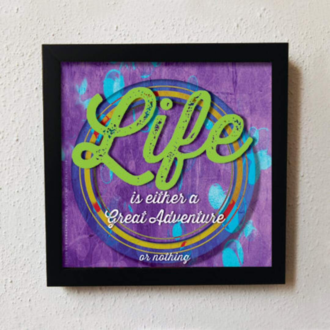 Inspirational Mini Poster LIFE 16 - Etsy