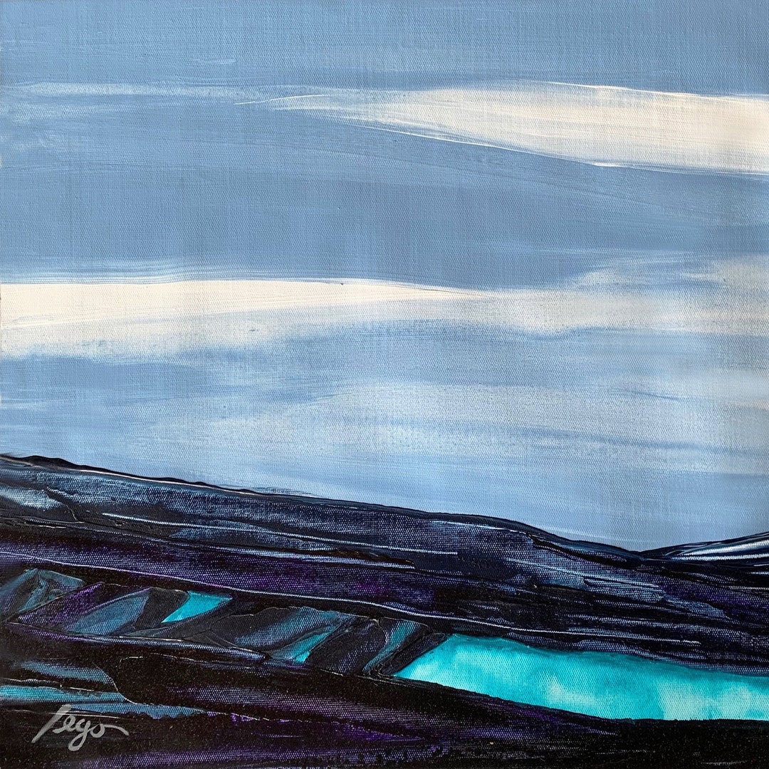 LANDSCAPE PAINTING ARTWORK Colorscape 31 - Etsy