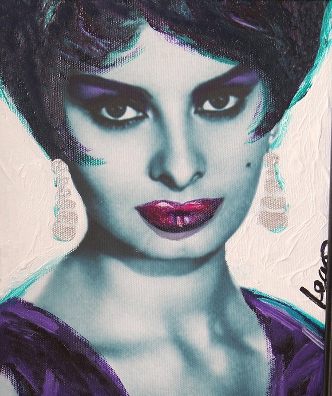 PAINTING CELEBRITY ARTWORK Diva Devine Small 2 - Etsy