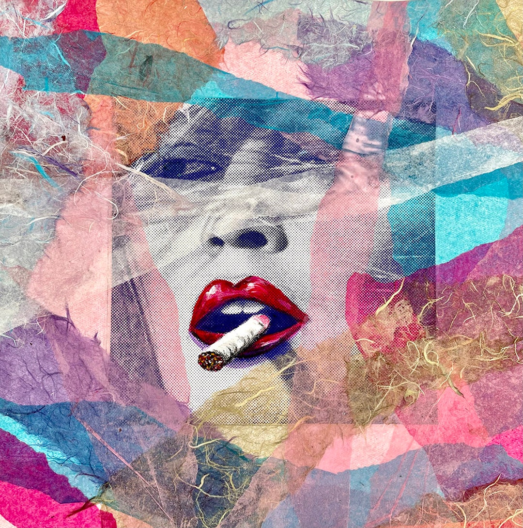 PAINTING COLLAGE CELEBRITY Art 1 - Etsy