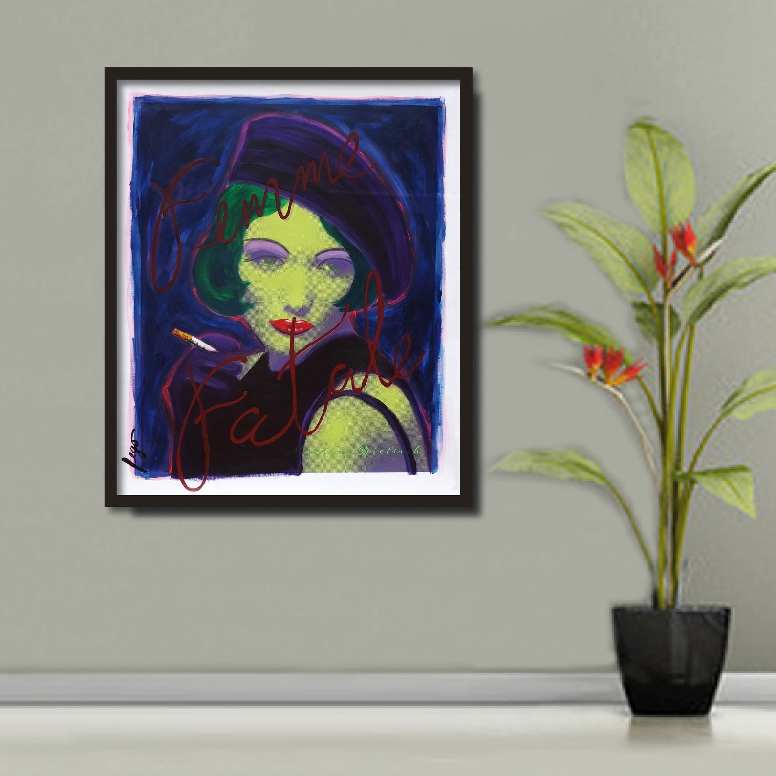 PAINTING CELEBRITY ARTWORK Diva Devine Large 9 - Etsy