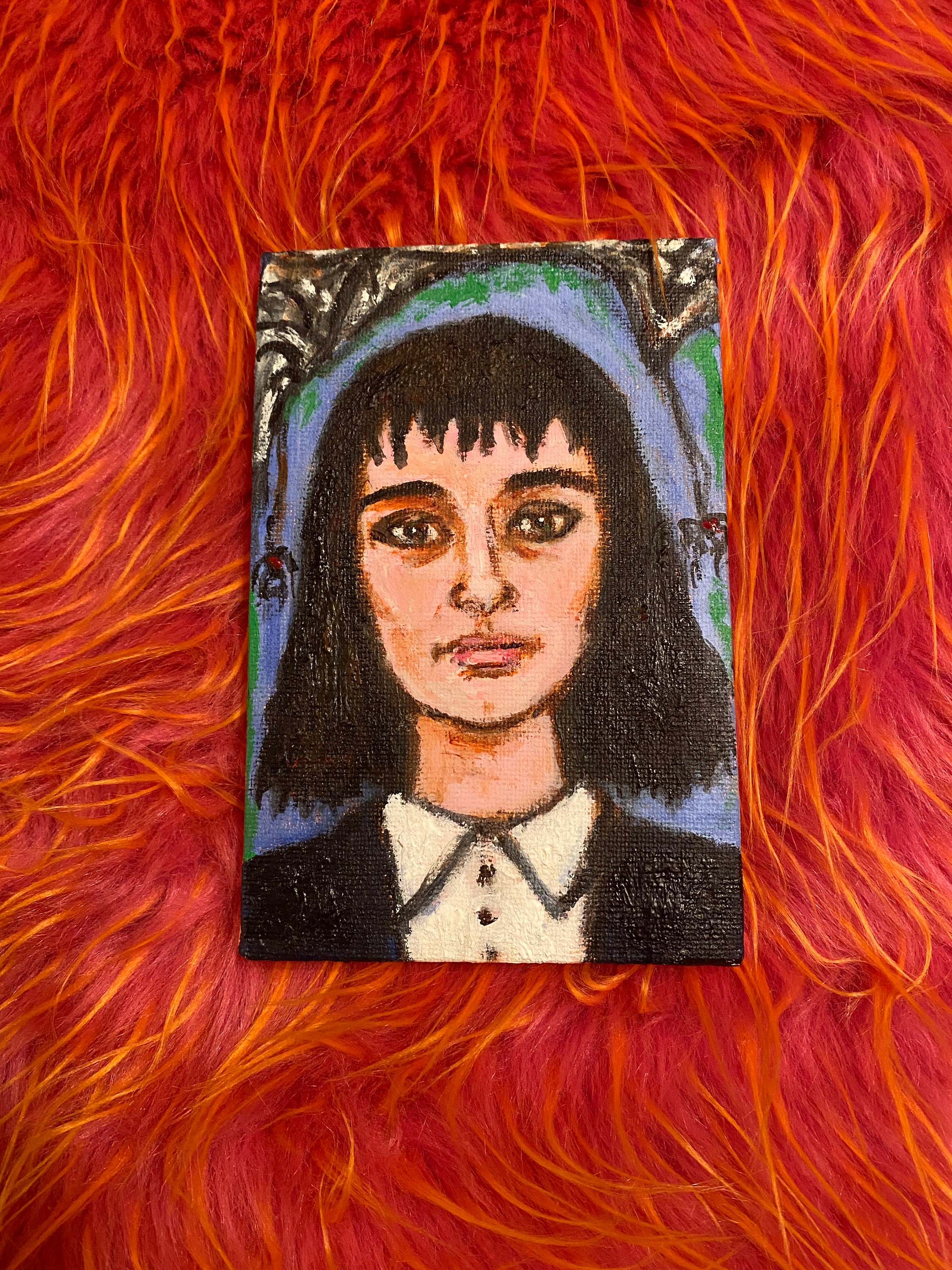 Lydia Deetz Say His Name Hand Painted Mini Portrait - Etsy