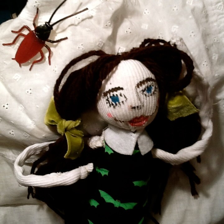 Mathilde the Sweet Gothic Lolita Accessory: A Sculptural Cloth Doll ...