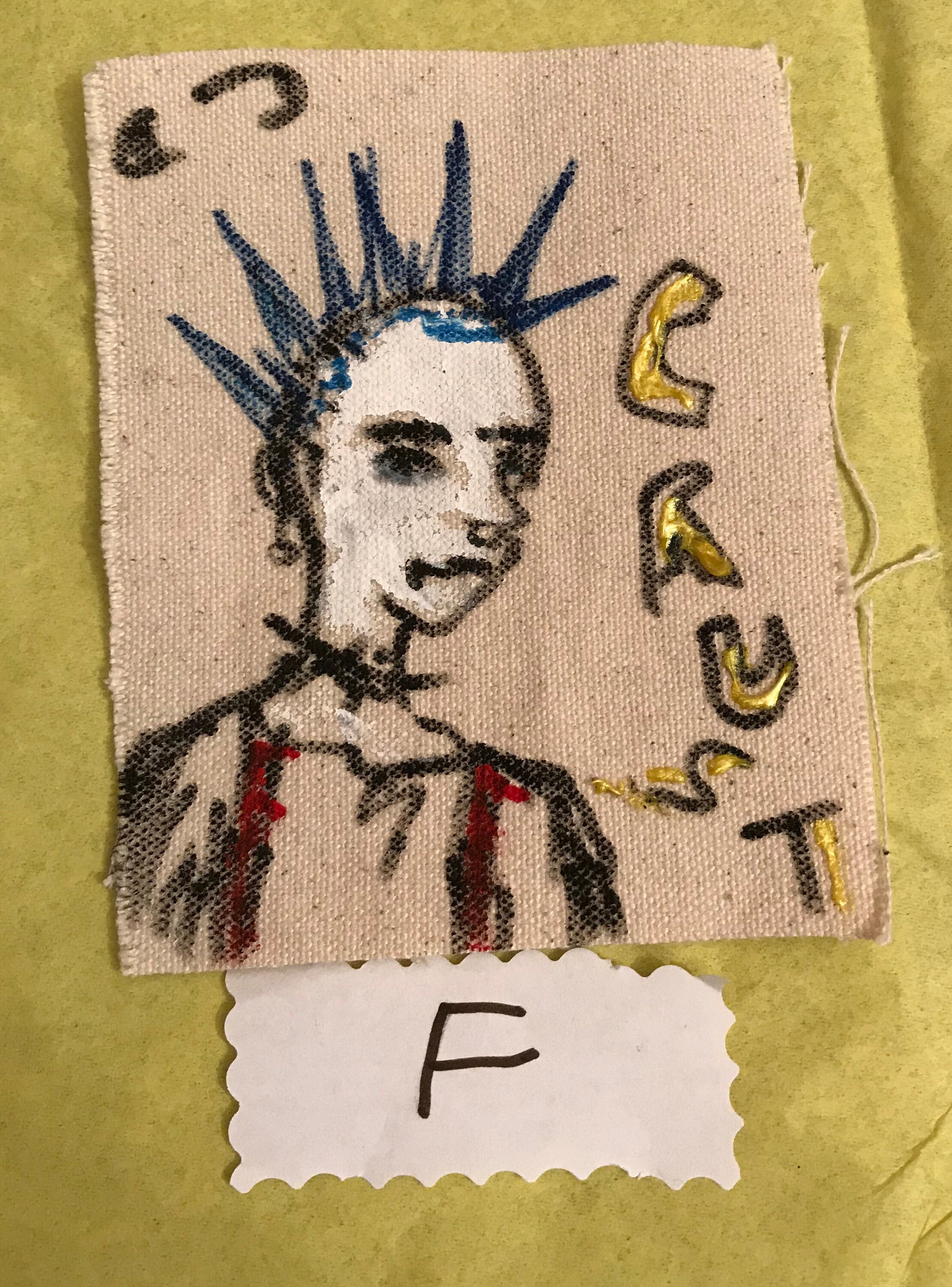 Assorted DIY Hand Painted Punk Patches | Etsy