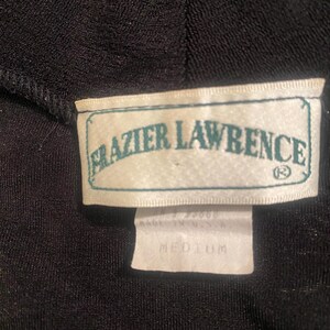 Vintage 90’s Frazier Lawrence Sleek Black Asian Print Mock Turtleneck ...