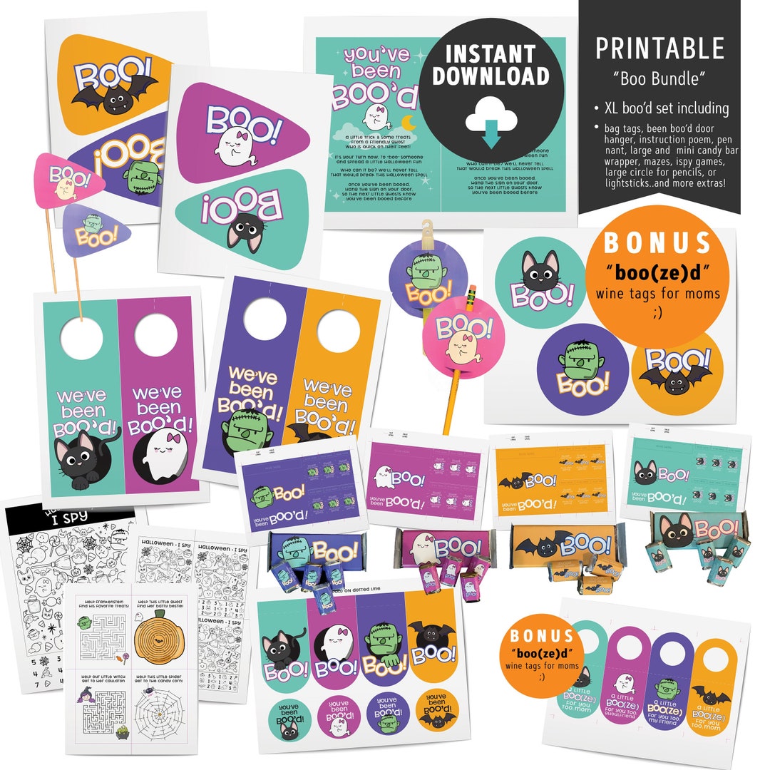 MEGA Halloween Boo'd Set! Great Boo'd Kit With so Many Elements ...