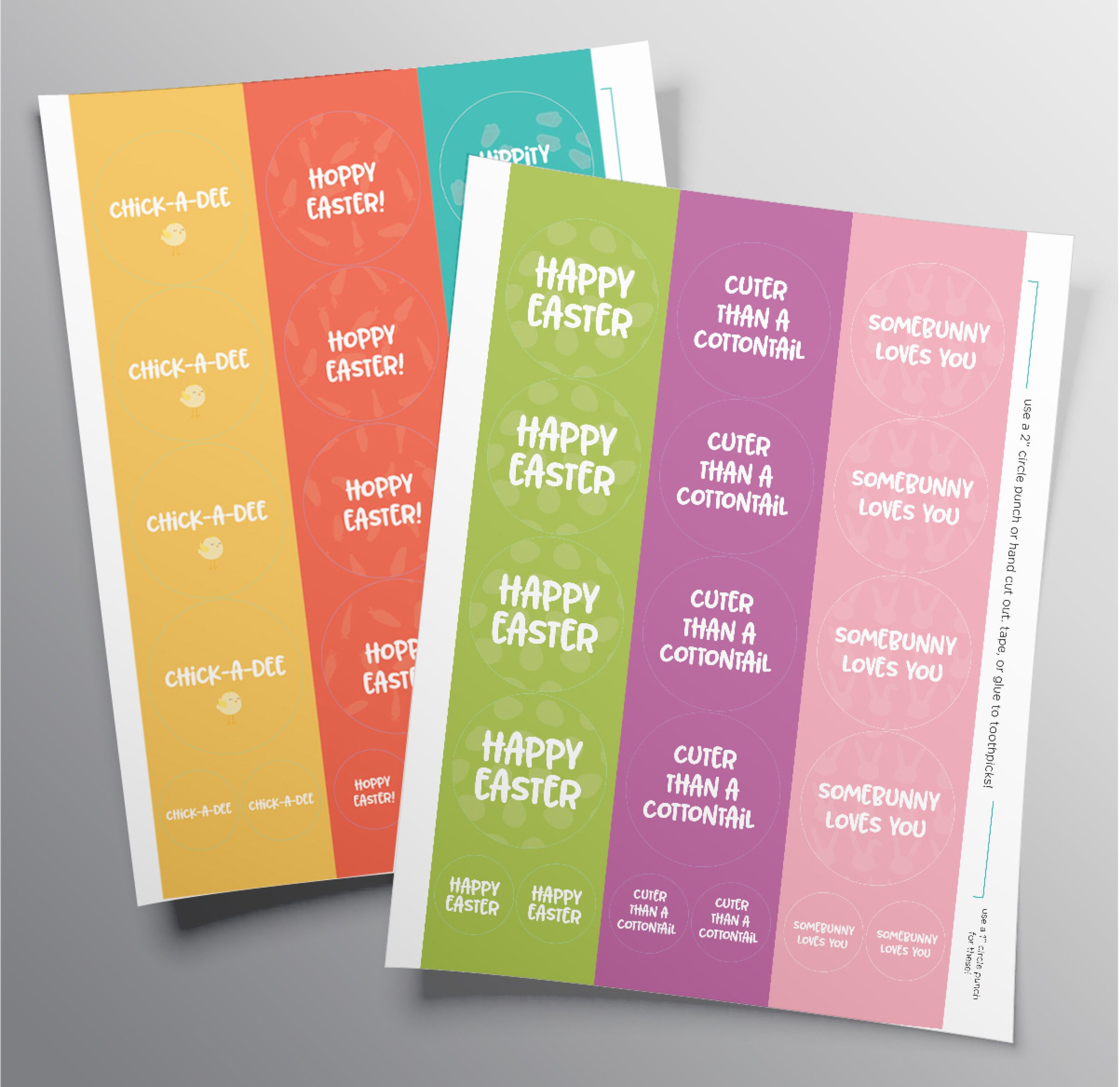 Easter Cupcake Toppers Instant Download PRINTABLE - Etsy