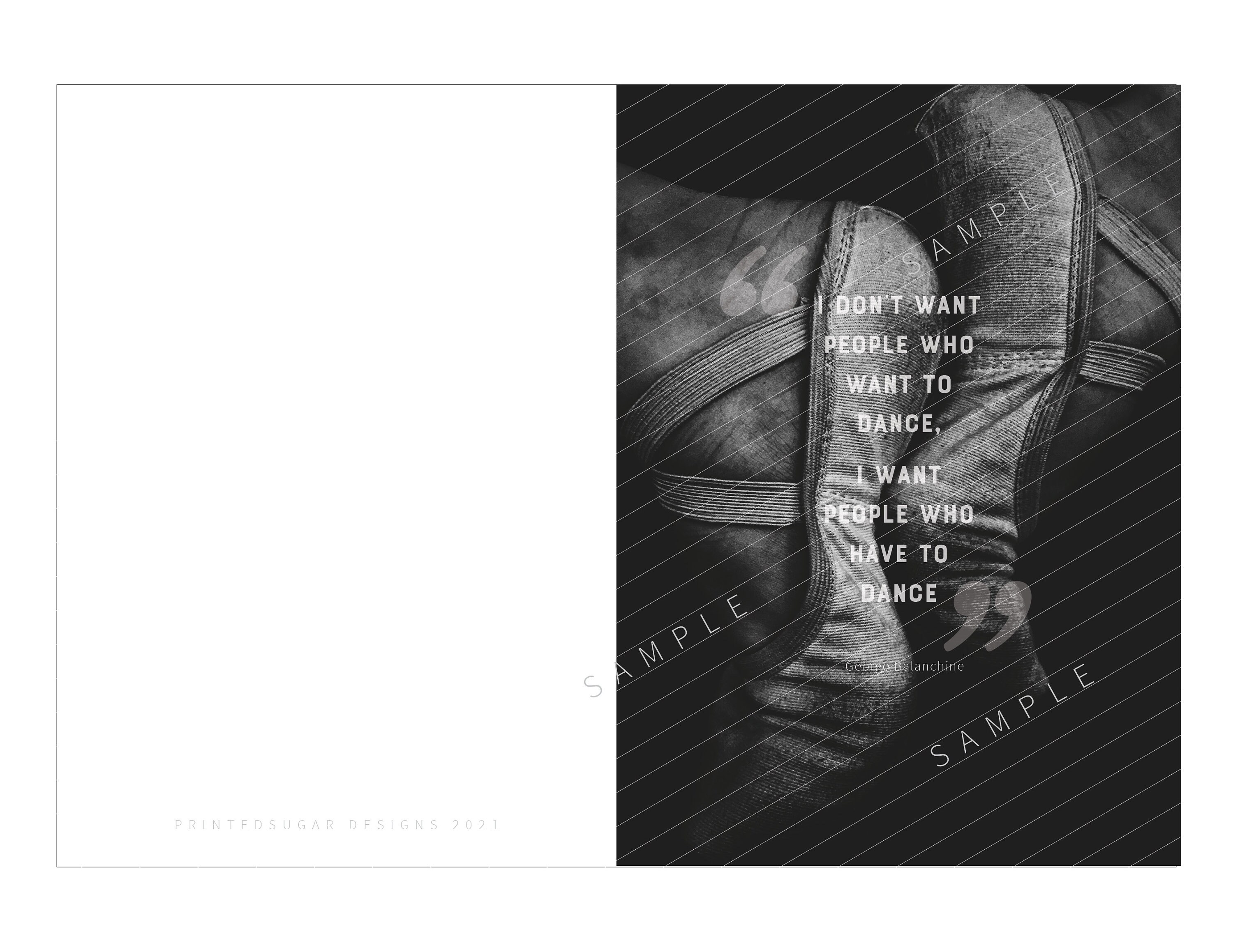 Dance Printable Card, Dance Teacher Card, Ballet Teacher Card, Ballet ...