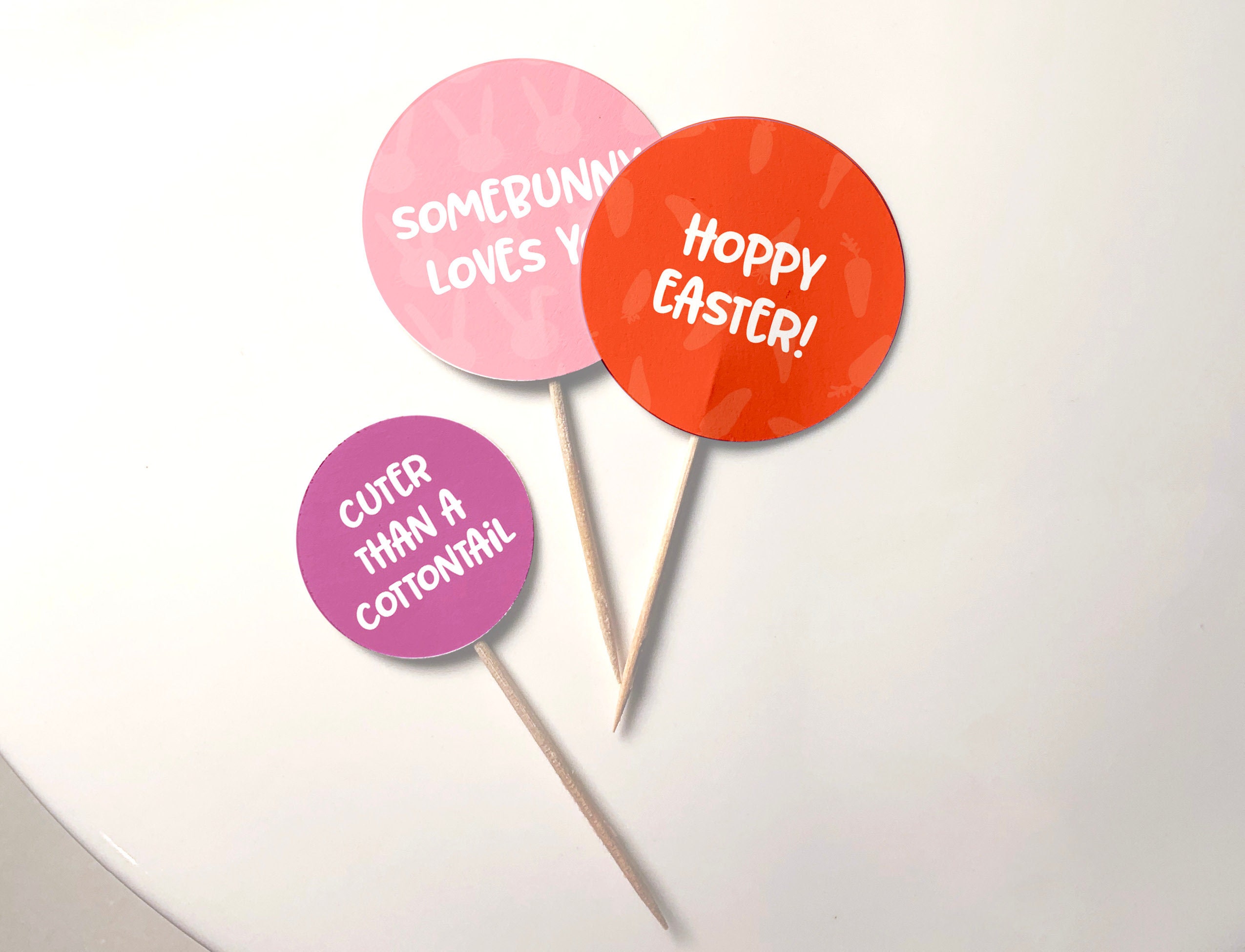 Easter Cupcake Toppers Instant Download PRINTABLE - Etsy