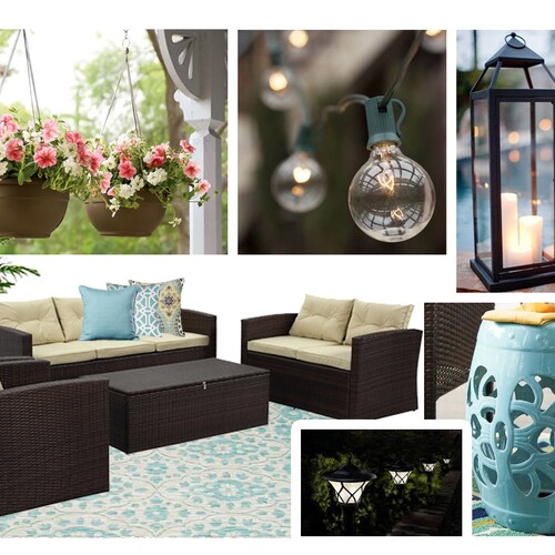 3D Rendering Patio Decorating Patio Online Interior Design - Etsy