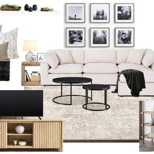 Living Room Style Board – Custom Design Plan for a Cohesive, Styled ...
